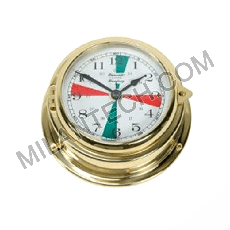 SHIP'S CLOCK WITH RADIO SECTOR DIAL, Ø 150 MM - شرکت میلان صنعت